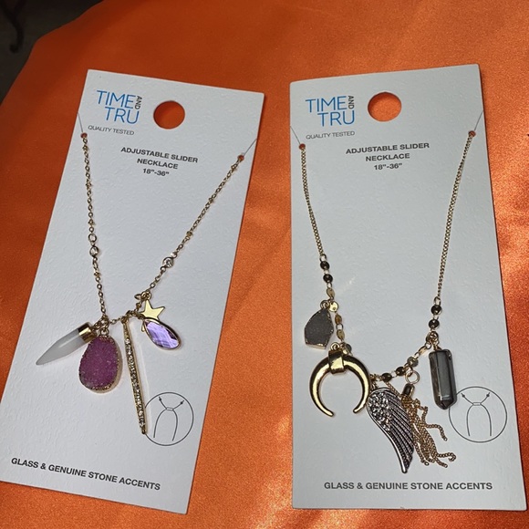 Time and Tru | Jewelry | Time And Tru Glass Genuinestone Accent ...